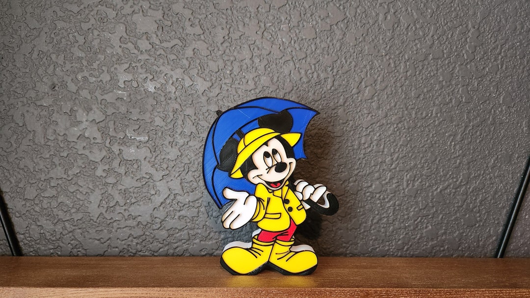 Rainy Day Inspired Mickey - Etsy