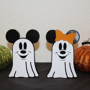 Mickey and Minnie Mouse Ghosts / Disney Inspired Halloween - Etsy