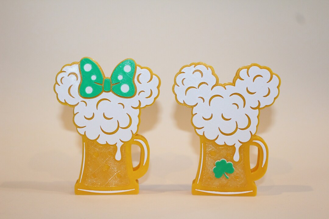 Mickey and Minnie Inspired Beer Mugs - Etsy