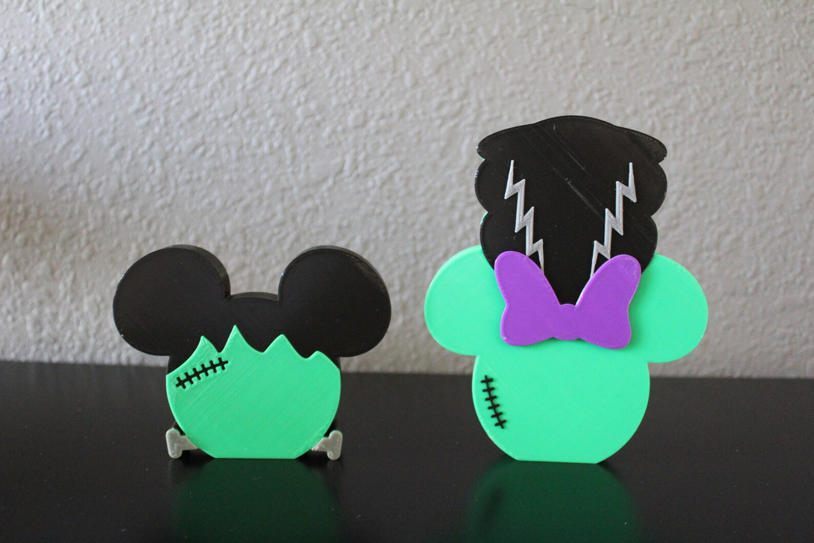 Frankenstein Mickey and Minnie Decor | Etsy