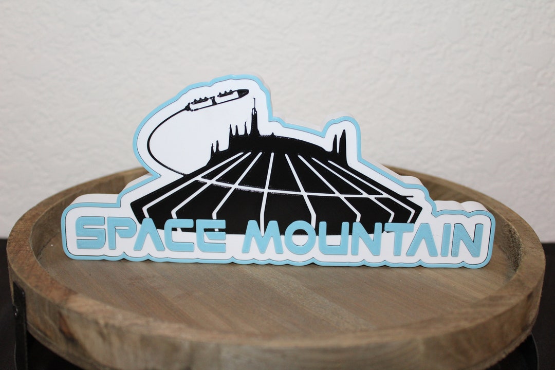 Space Mountain Sign - Etsy
