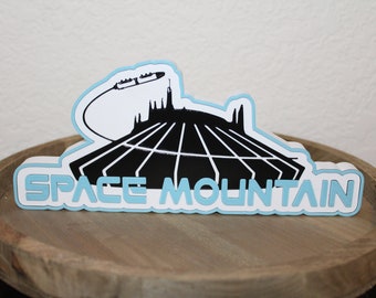 Space Mountain Sign | Etsy