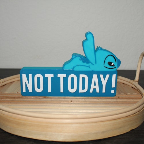 Stitch Large Wooden Sign Rare Find Disney Inspired Lilo and - Etsy
