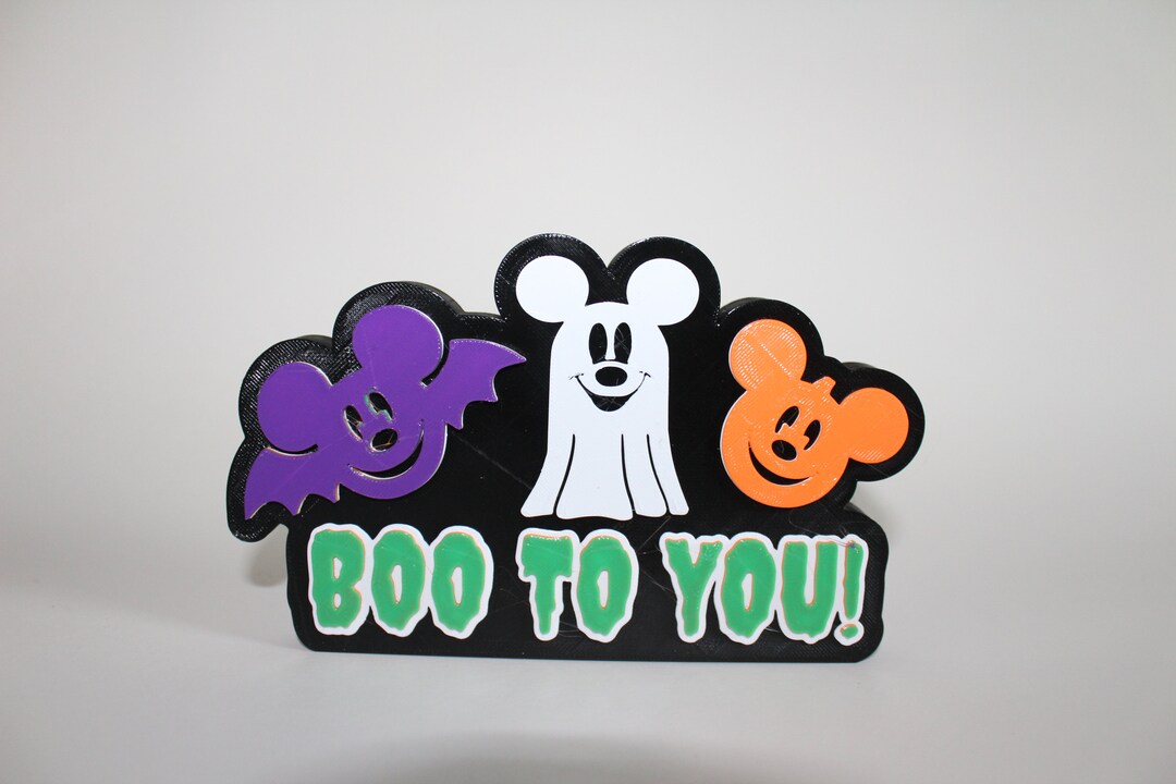 Mickey Inspired BOO TO YOU Decor - Etsy