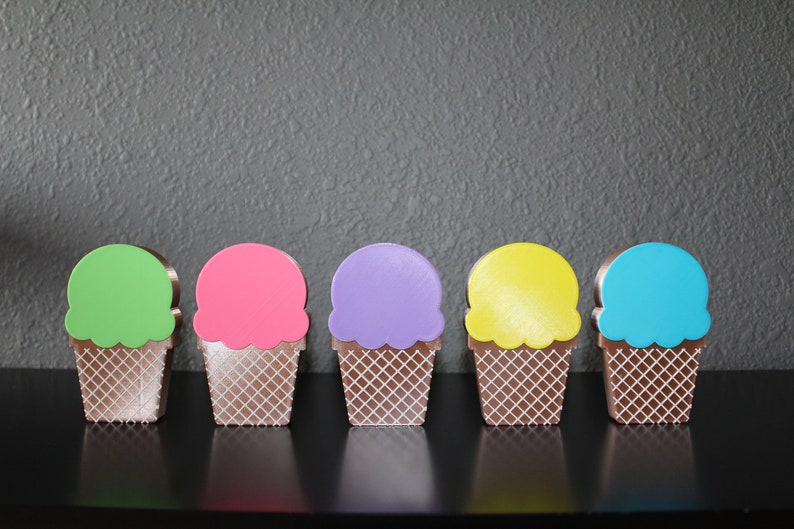 Summer Fun Ice Cream Cone Set - Etsy