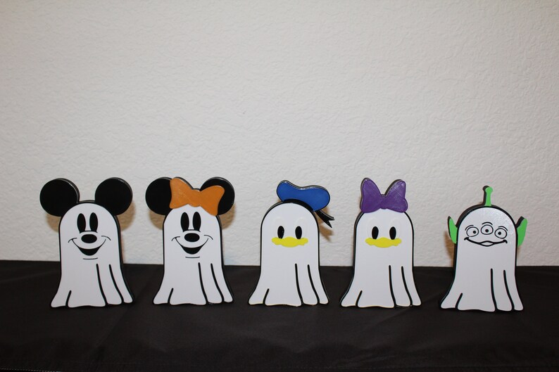 Mickey and Minnie Mouse Ghosts / Disney Inspired Halloween - Etsy