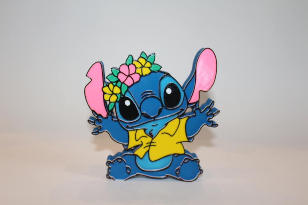 ALOHA Hawaiian Inspired STITCH - Etsy