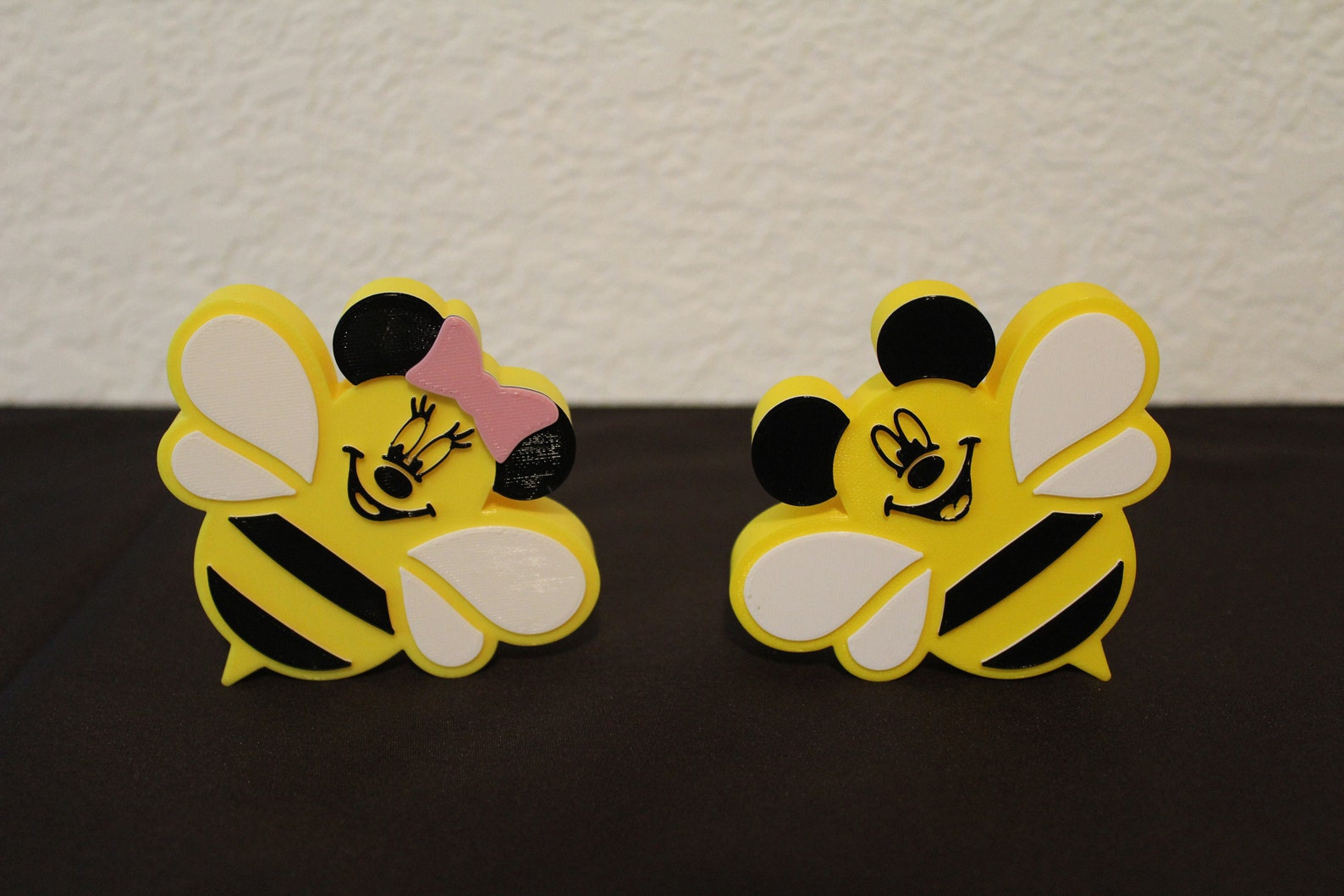 Mickey and Minnie Bees | Etsy