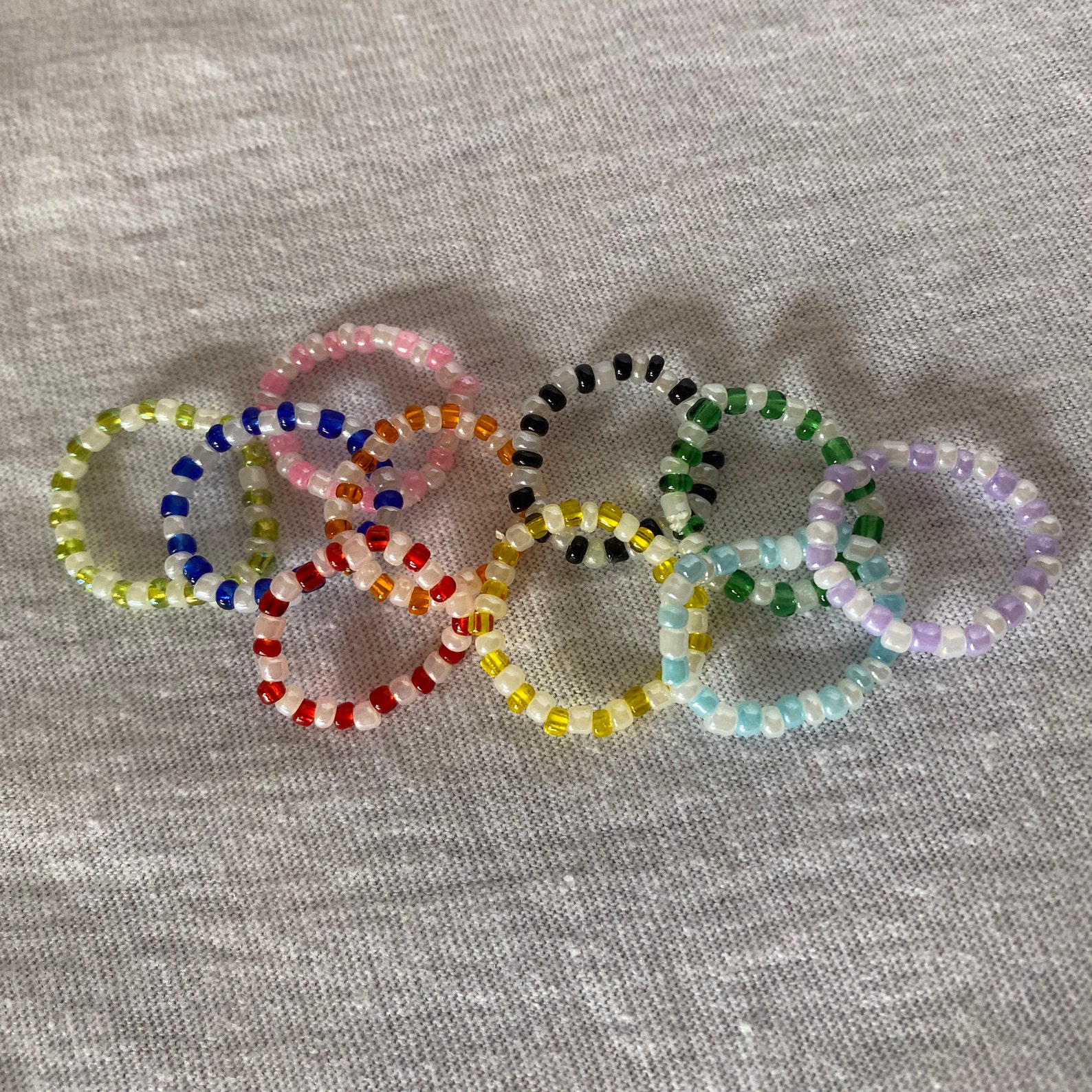 Seed Bead Rings | Etsy