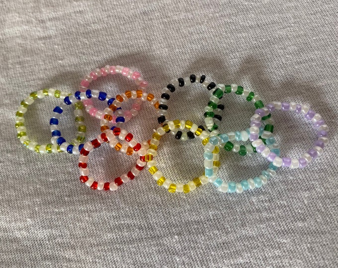 Seed Bead Rings - Etsy