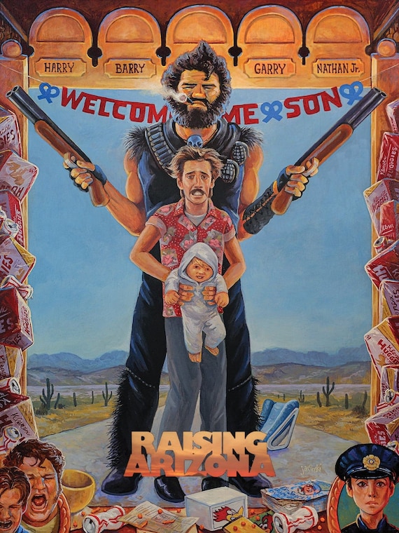 Raising Arizona Movie Poster Stampa artistica Minimalista | Etsy