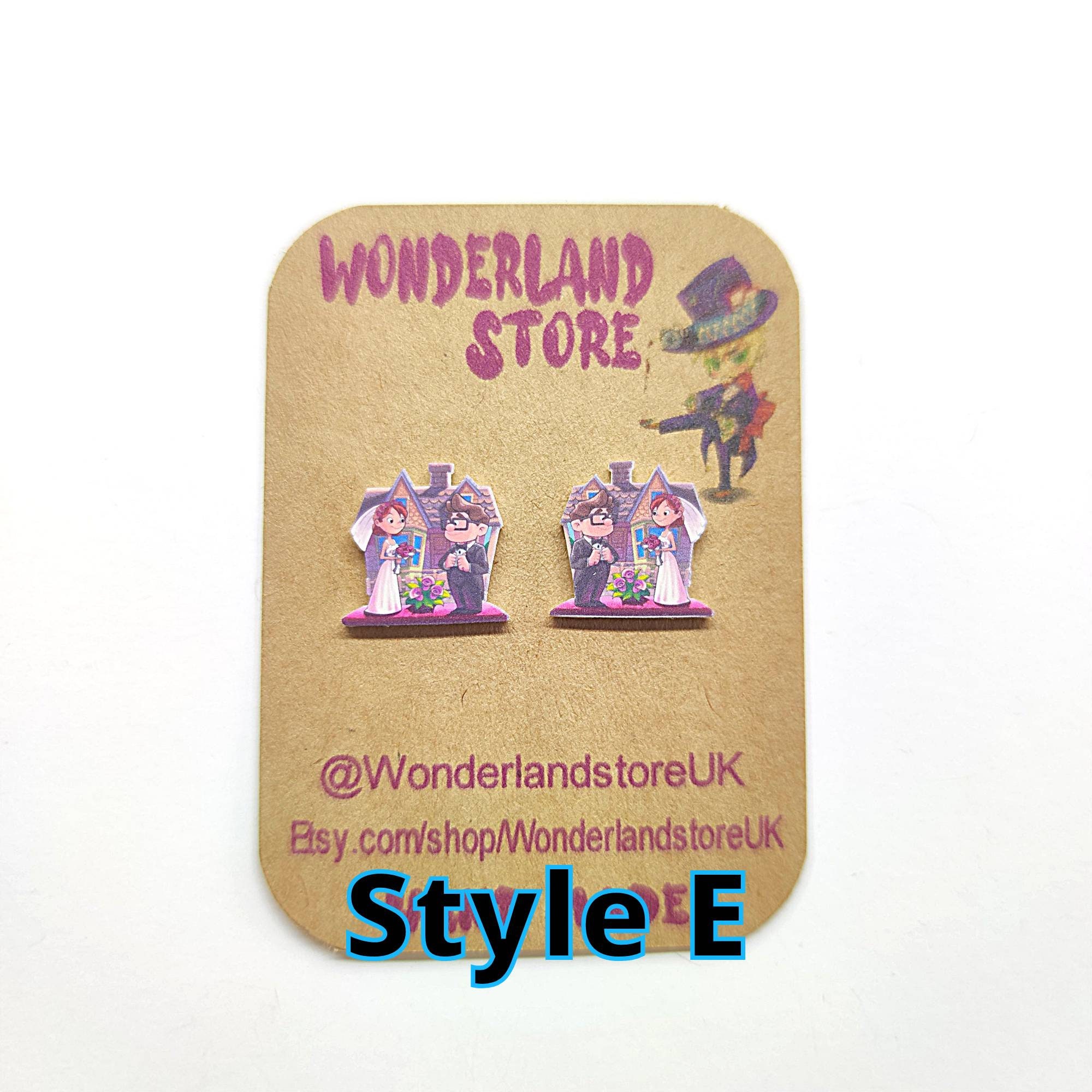 Cartoon Inspired Earrings. Studs Approx 10/15mm, Dangles Approx 20/25mm ...