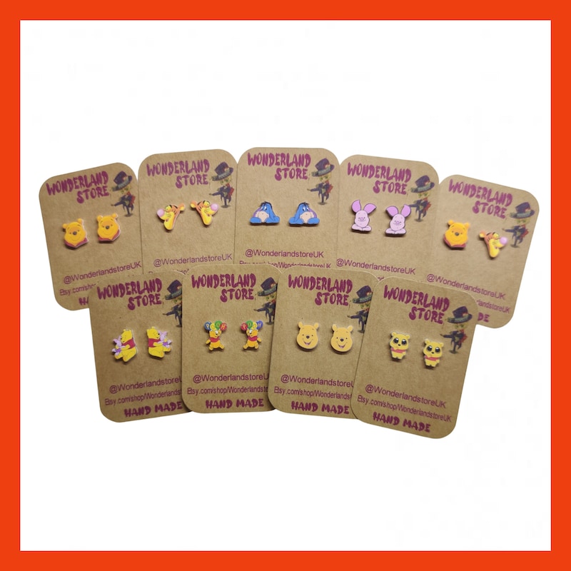 Dangle Tigger Earrings - Etsy UK