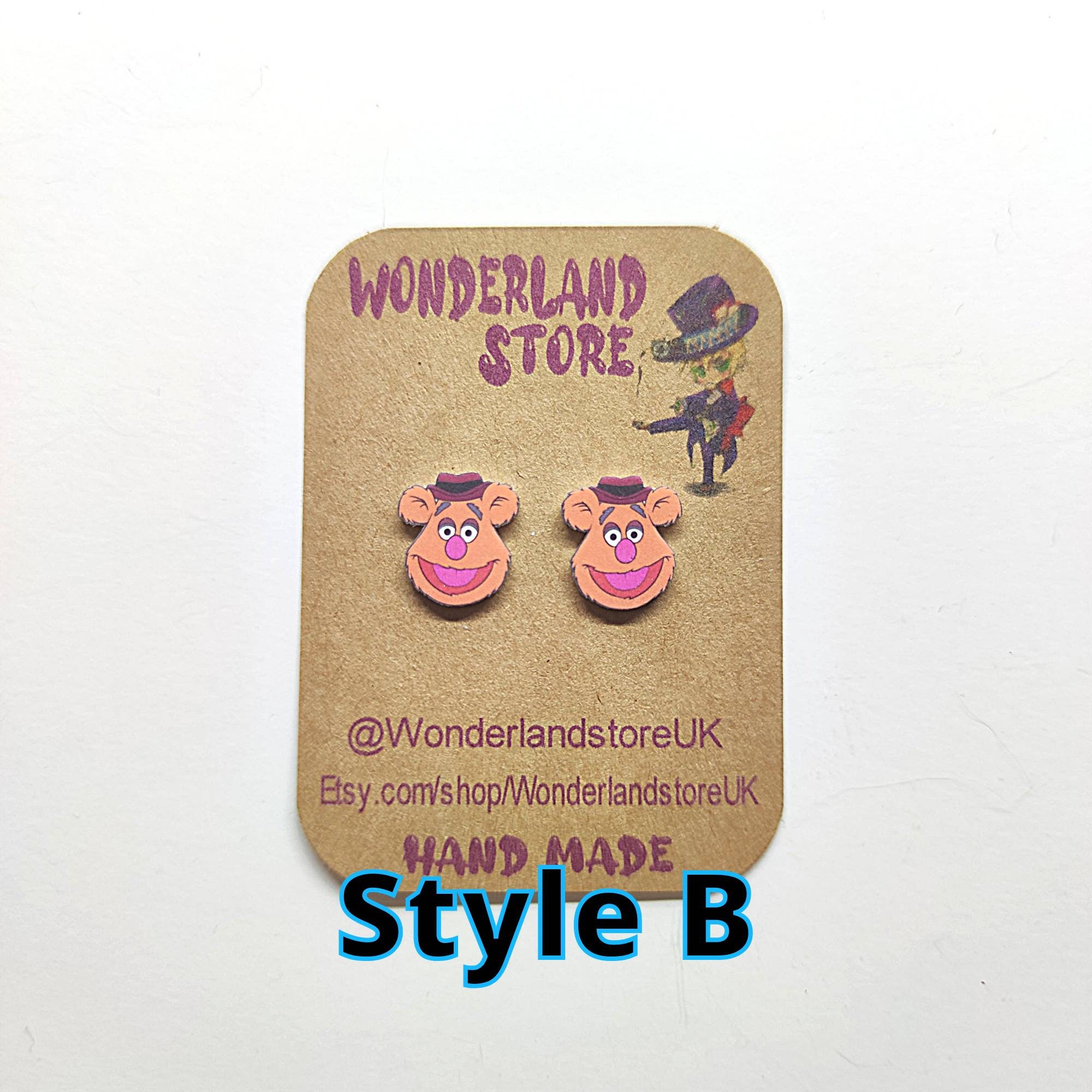 Cartoon Style Earrings. Approx 10/15mm Studs or 20/25mm - Etsy