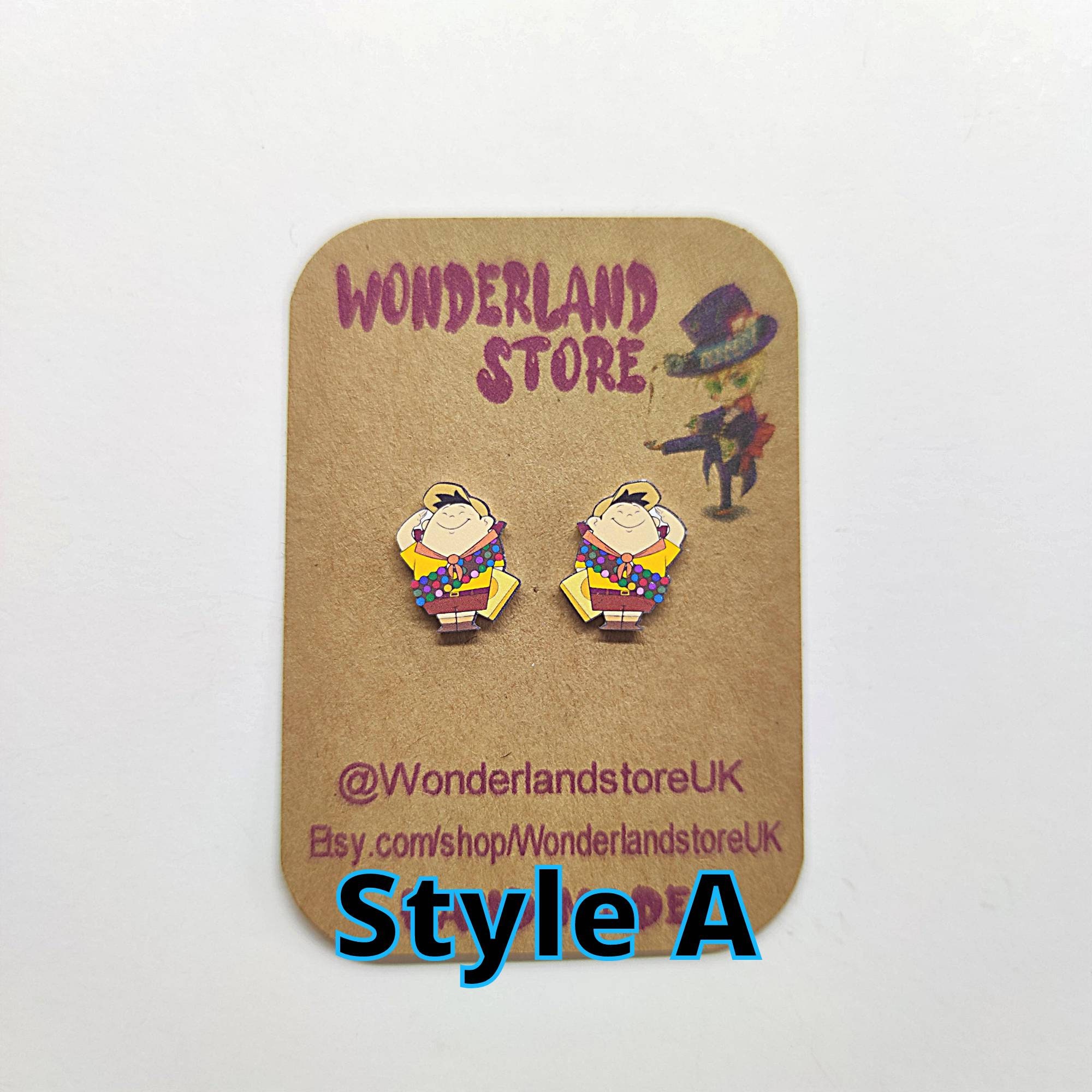 Cartoon Inspired Earrings. Studs Approx 10/15mm, Dangles Approx 20/25mm ...