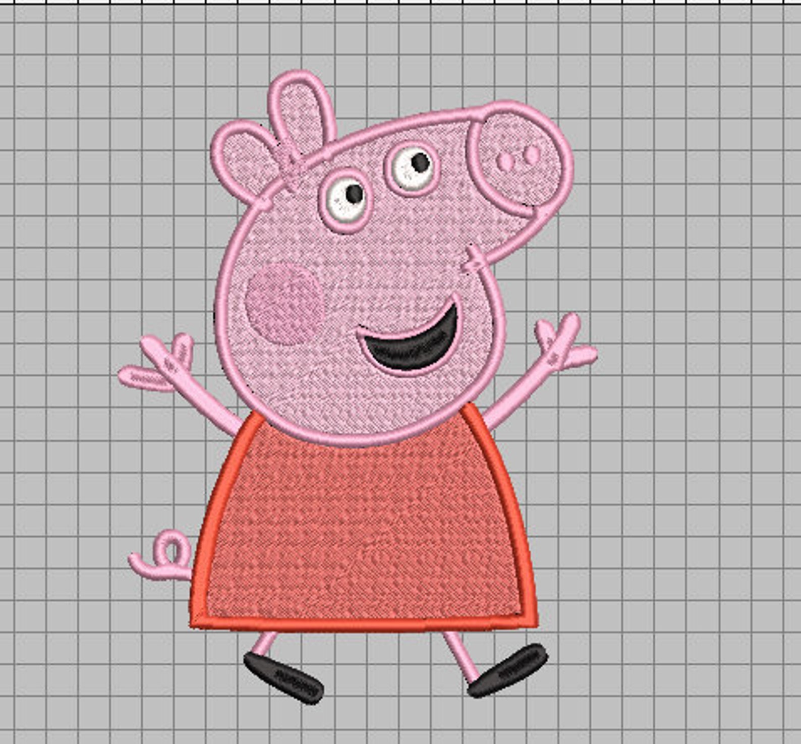 Free pes embroidery designs 4x4 peppa pig - randomjza