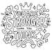 Motivational Quotes Coloring Pages, 10 Printable Pages, Instant ...