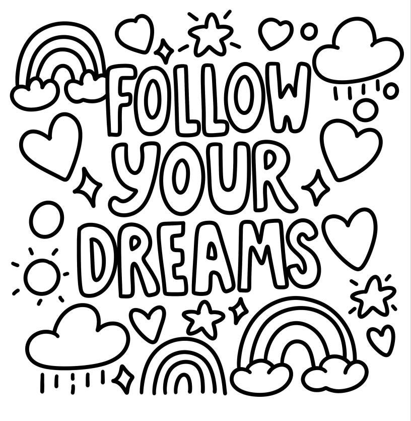 Motivational Quotes Coloring Pages, 10 Printable Pages, Instant ...