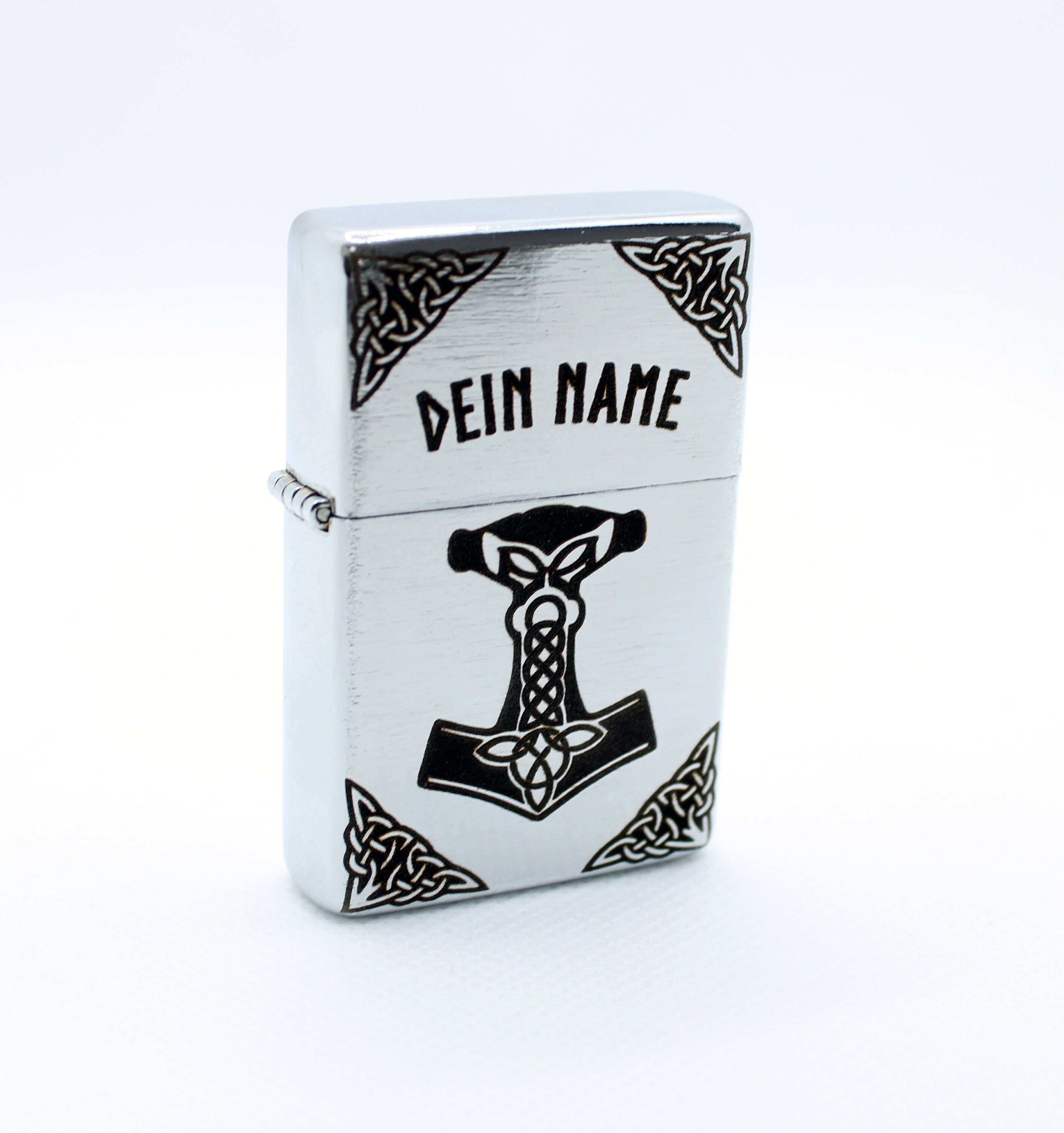 Thor's Hammer / Mjölnir Viking Lighter / Storm Lighter With Name or ...