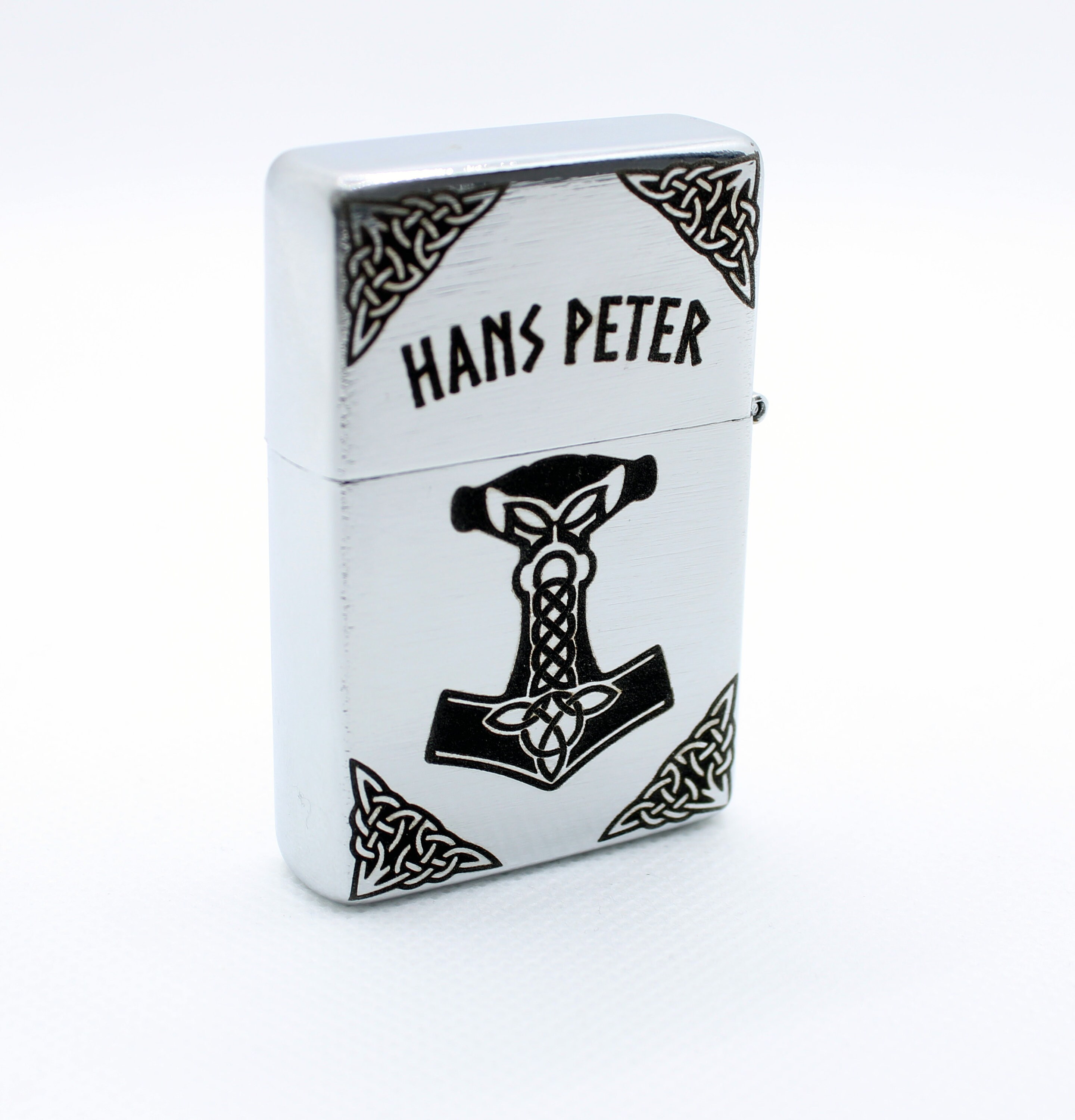 Thor's Hammer / Mjölnir Viking Lighter / Storm Lighter With Name or ...