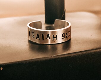 Bible Verse Ring | Etsy