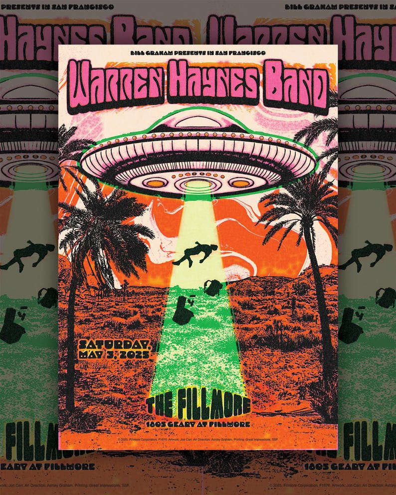 Warren Haynes Band at the Fillmore 2025 - Etsy