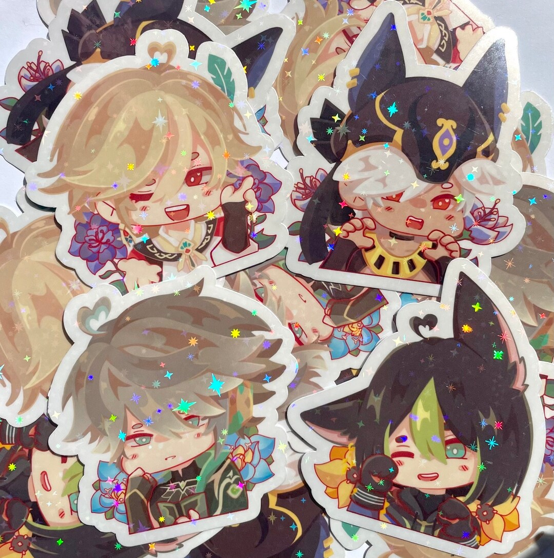 Genshin Sumeru Boys Spring Stickers - Etsy