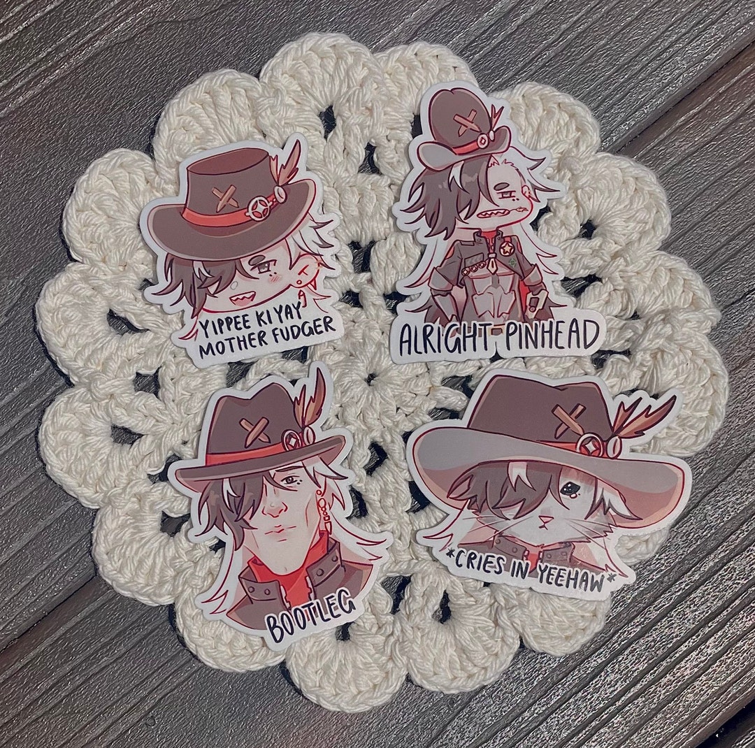 Boothill Honkai Star Rail Cowboy Doodle Stickers - Etsy