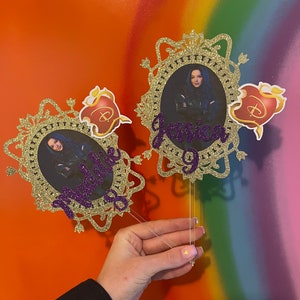 Descendants Frame Cake Topper - Etsy UK