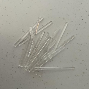 Clear Acrylic Sticks Cake Toppers Blanks Acrylic Rods Bulk Wholesale ...