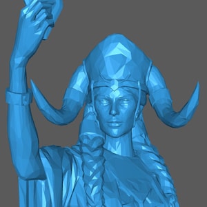 St Alessia Statue ESO Resin Model - Etsy