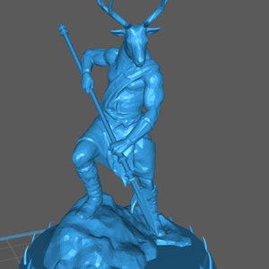 Hircine Statue ESO Resin Model - Etsy