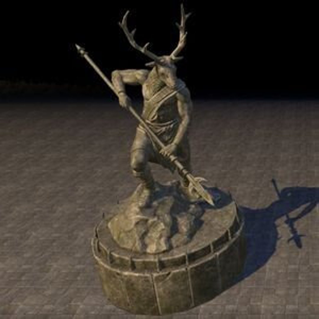 Hircine Statue ESO Resin Model - Etsy UK