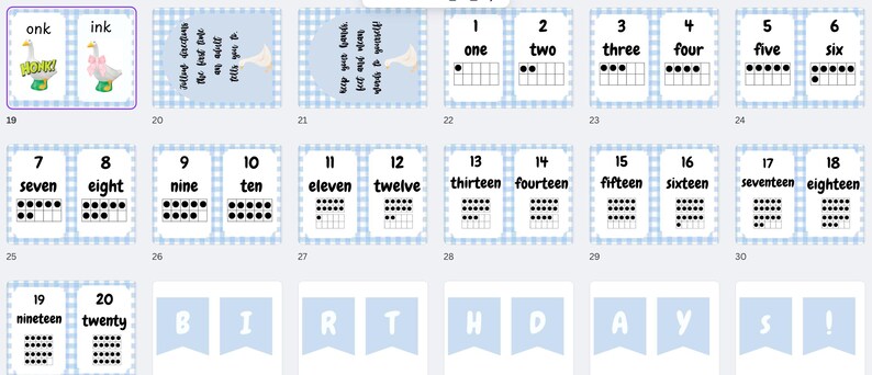 Porch Goose Classroom Decor Set - Etsy