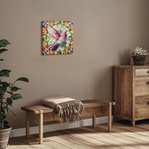 Colorful Mosaic of the Holy Spirit Christian Wall Art, Multicolor ...