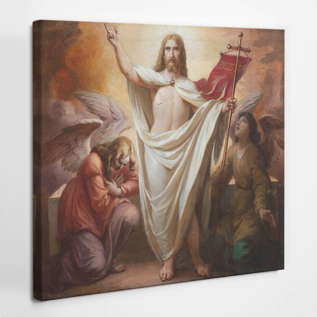 The Resurrection of Jesus Christ Christian Wall Decoration, Brown ...