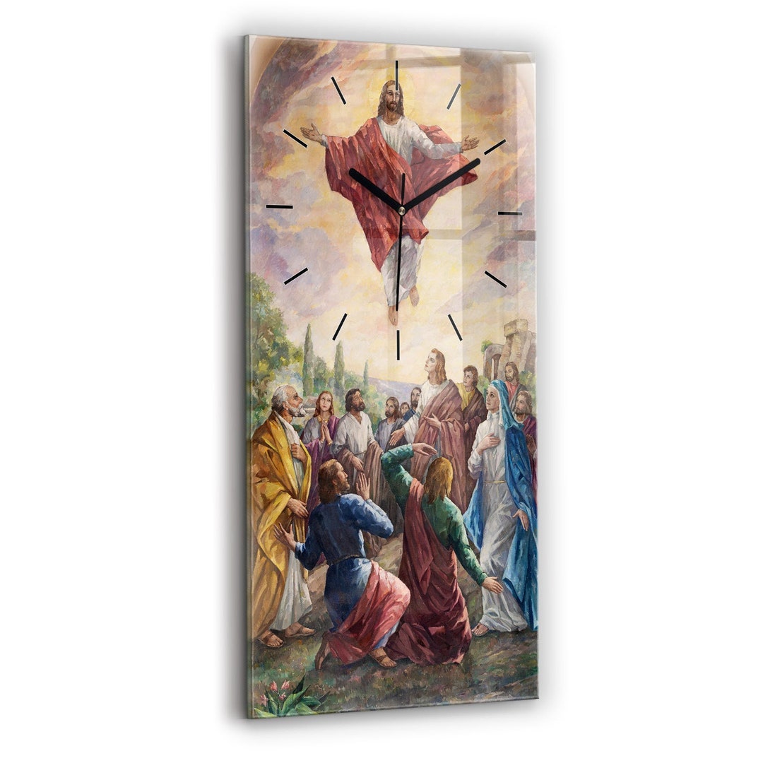 The Revelation of Jesus Rectangular Clock, Colorful Rectangular Clock ...