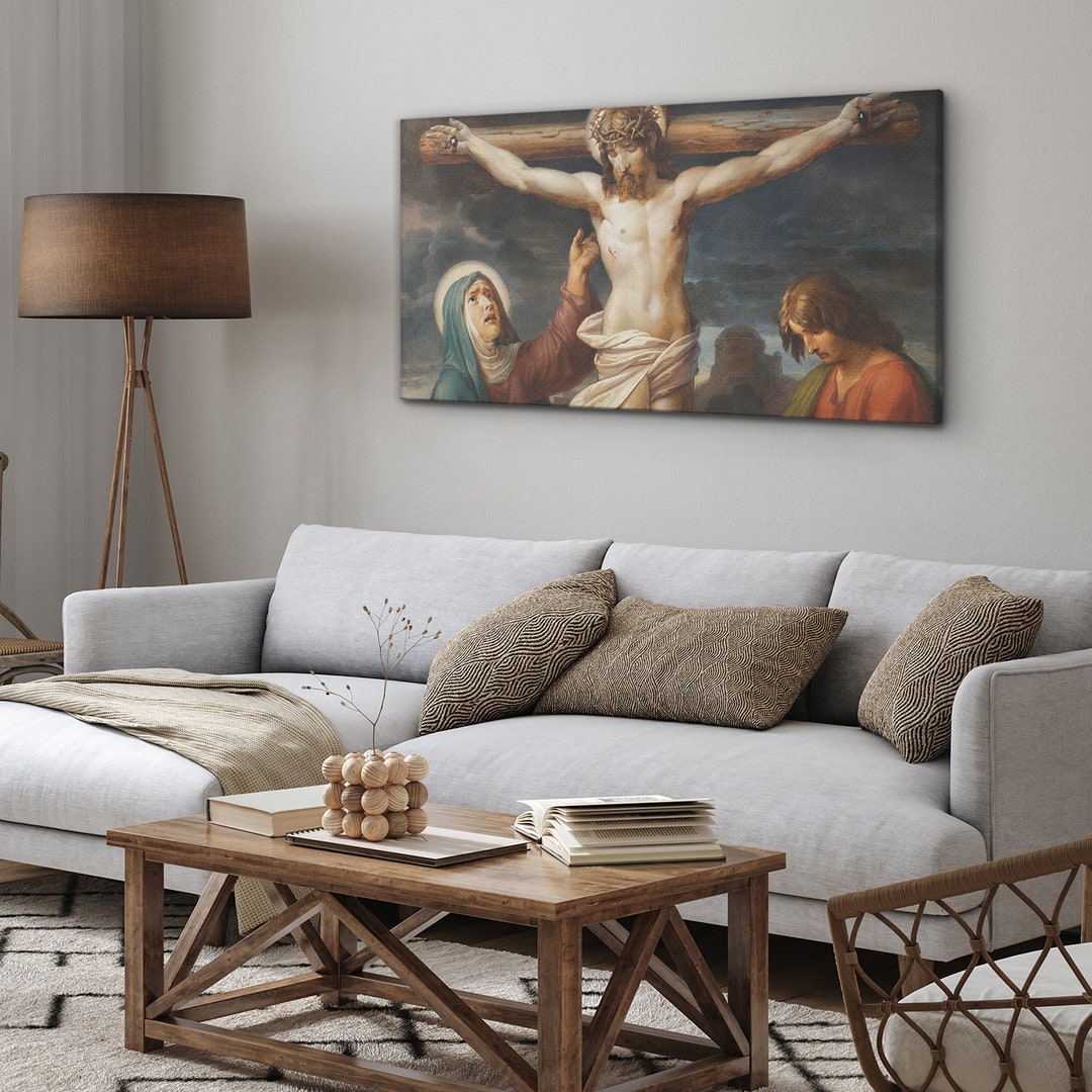 Jesus Christ Crucified, Christian Wall Art, Religious Canvas Art ...