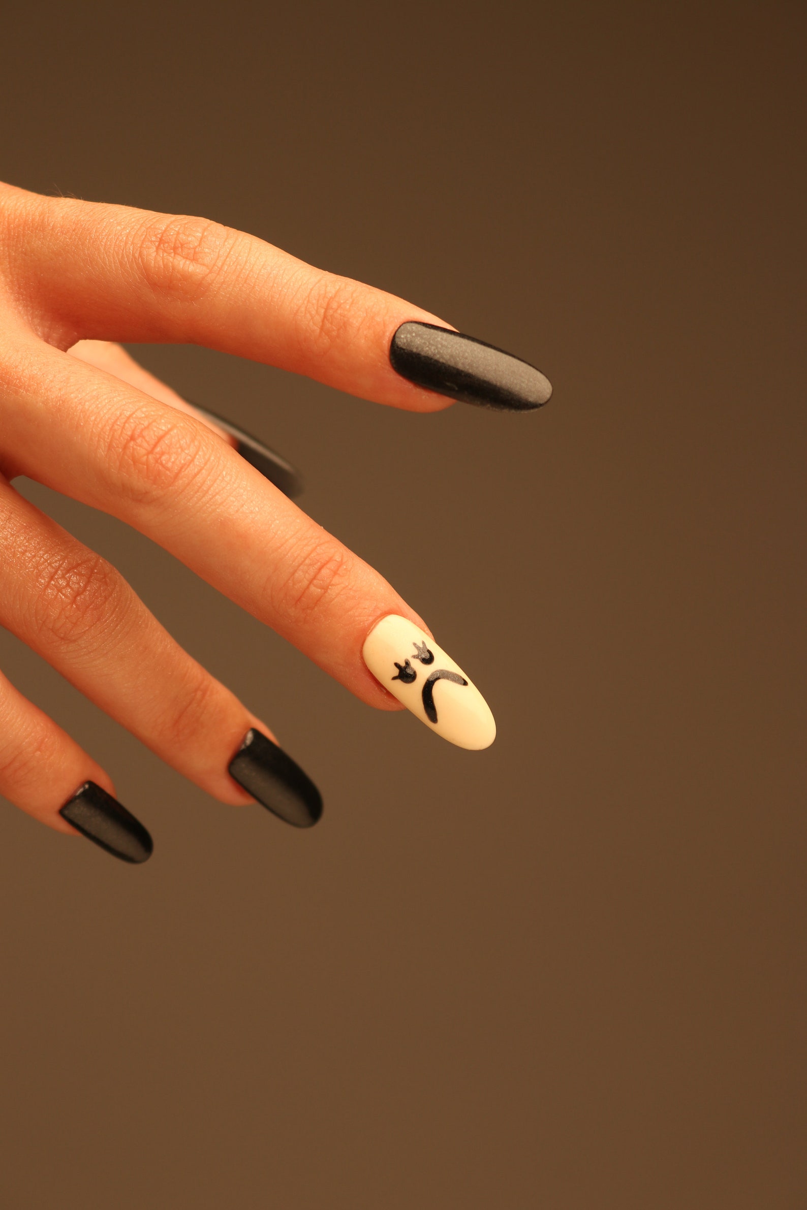 Sad Girl Nails Editorial Nails Press on Nails Everyday Nails Photoshoot ...