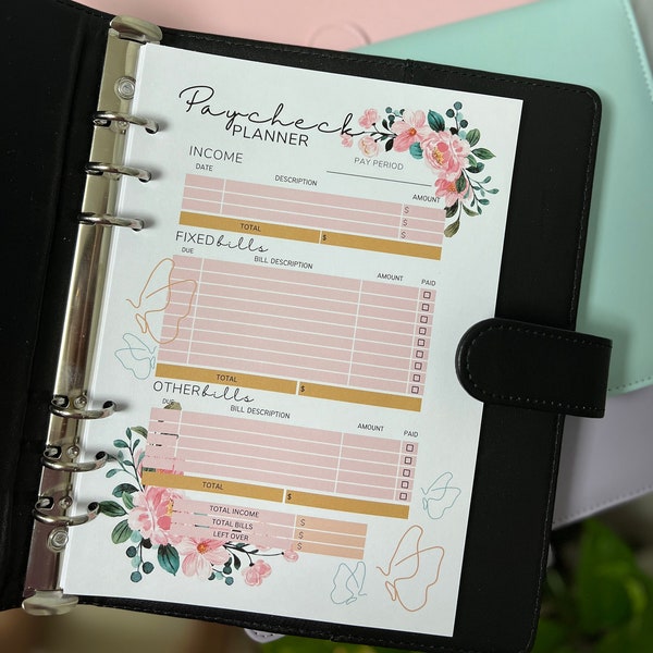 Bi Weekly Budget Sheet - Etsy