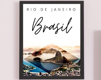 Rio De Janeiro Print From Original Oil Paintingbrazilian - Etsy