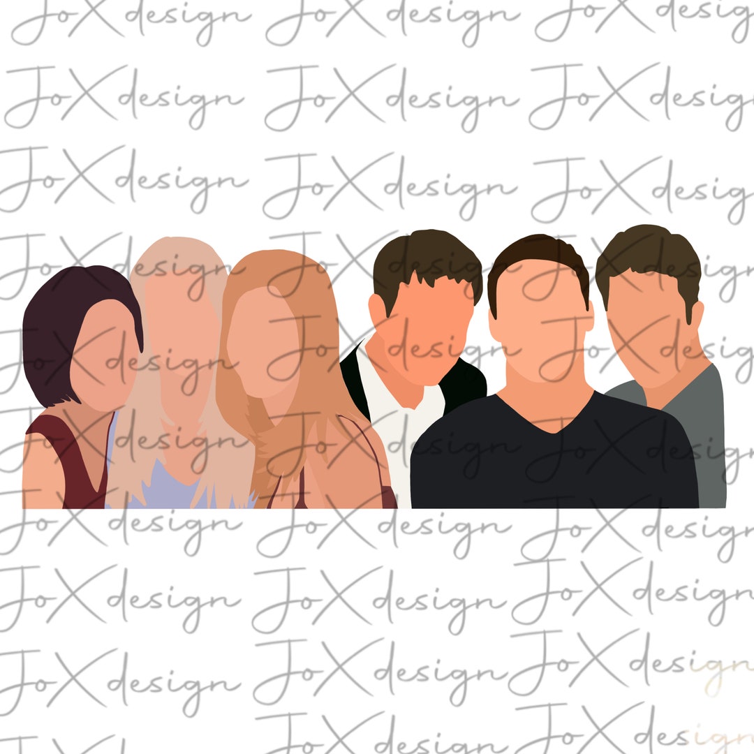 Friends Minimal Art PNG Friends Show DIGITAL DOWNLOAD Sublimation ...