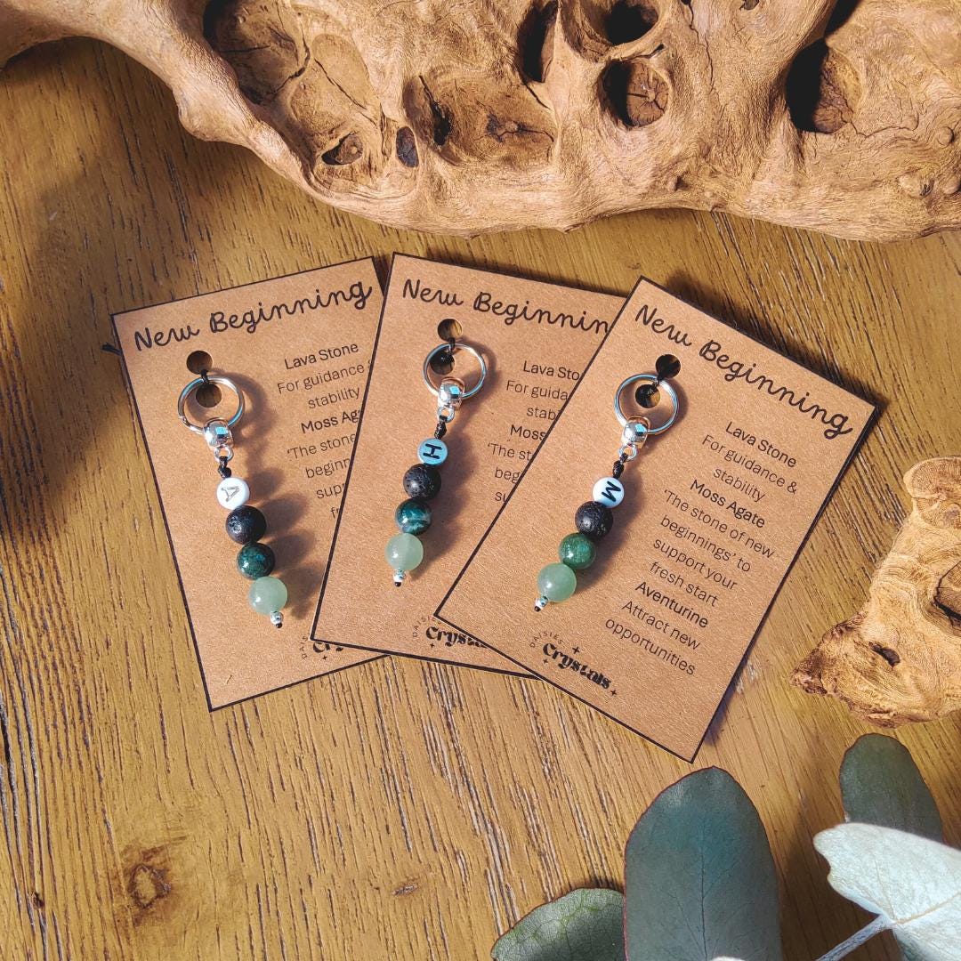 Personalised New Beginning Crystal Keyring Gift | Crystals for New ...