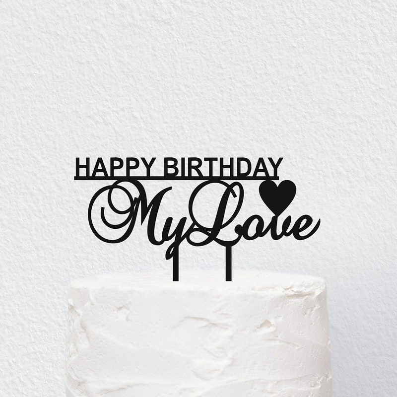 Love Cake Topper - Etsy