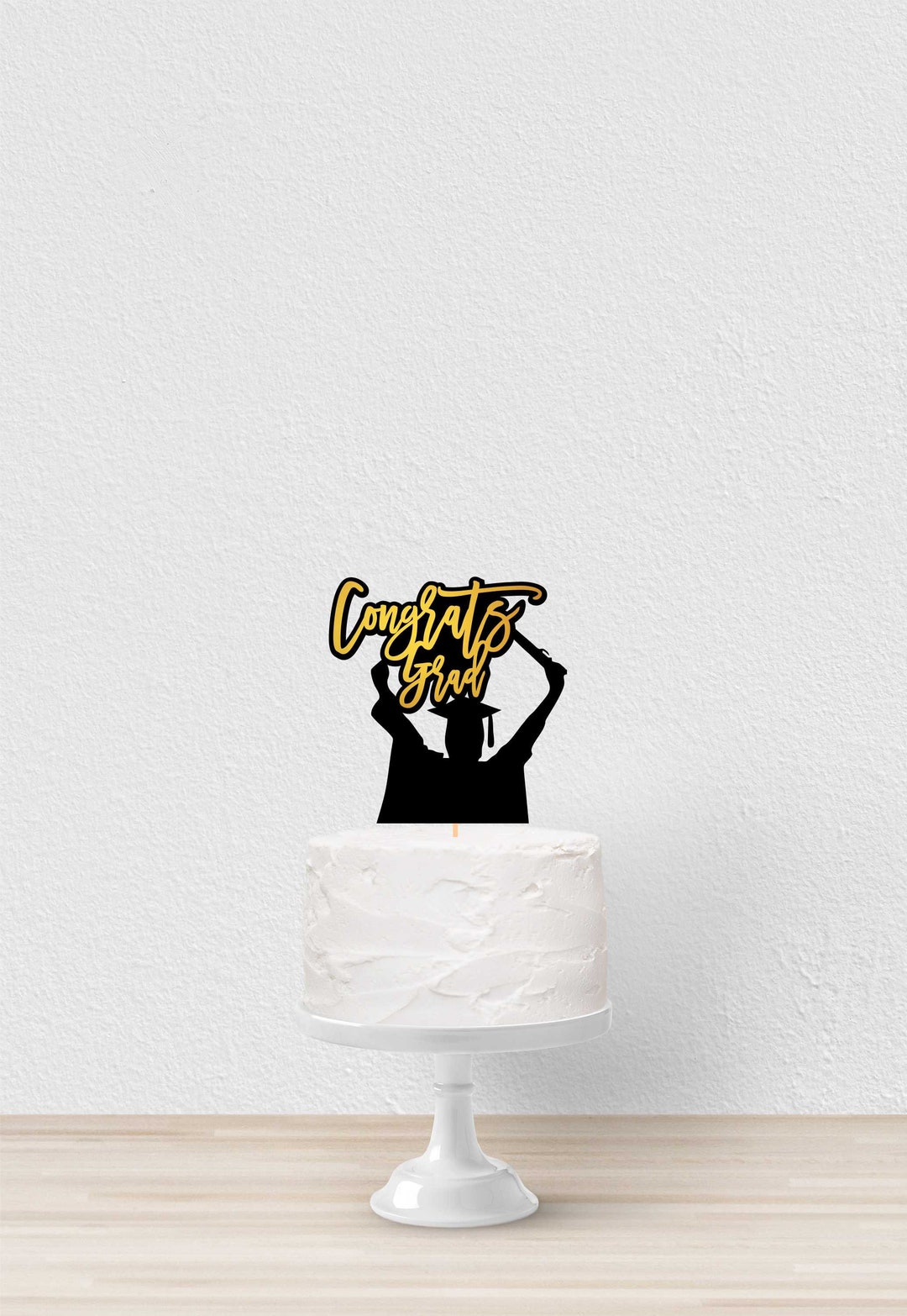 Graduation Topper SVG, Congrats Grad Topper Svg, Cake Decoration ...
