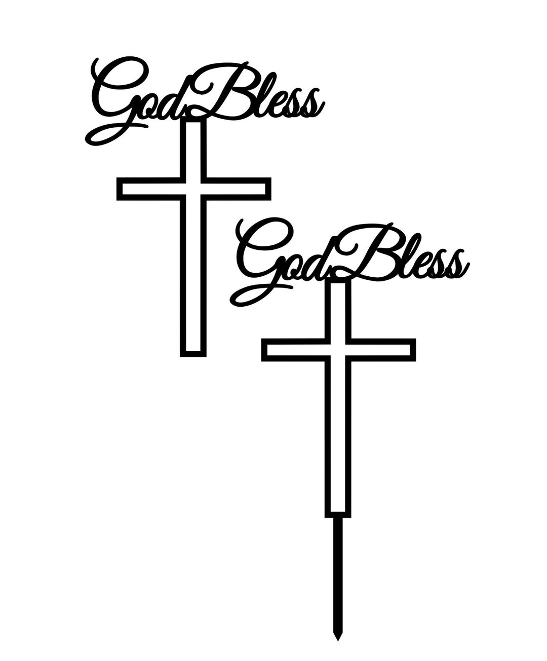Holy Communion SVG, God Bless Topper and Charm Cutting File for Cake ...