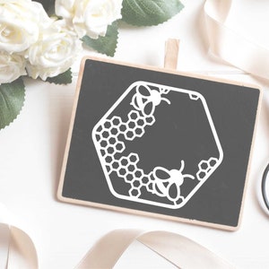 Bee Svg, Bee Frame Svg, Bee Topper Frame Svg, Bees Svg, Bee Template ...