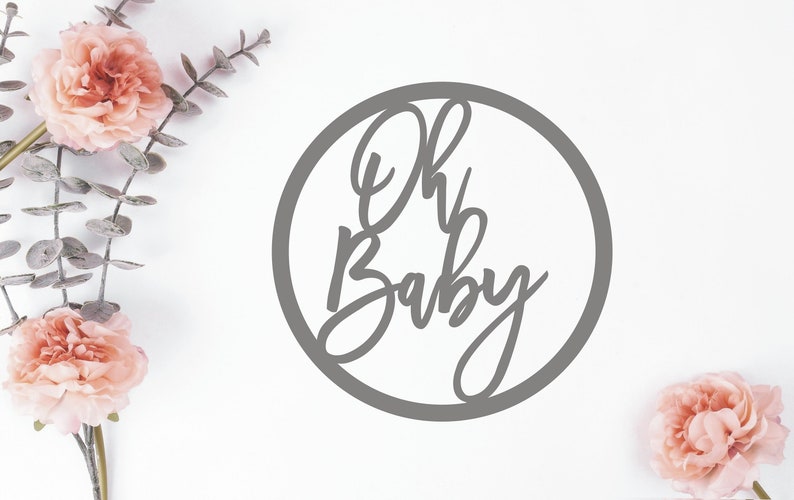 Oh Baby svg oh baby sign svg Baby Shower svg dxf png - Etsy España