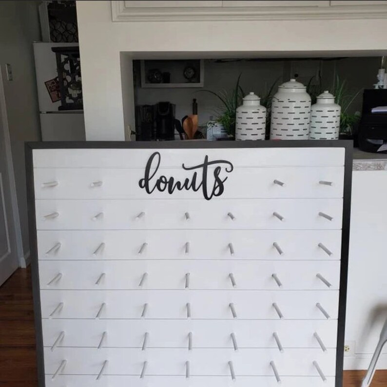 Free Donuts SVG Donut Sign File Donuts Cut File Donut Wall | Etsy