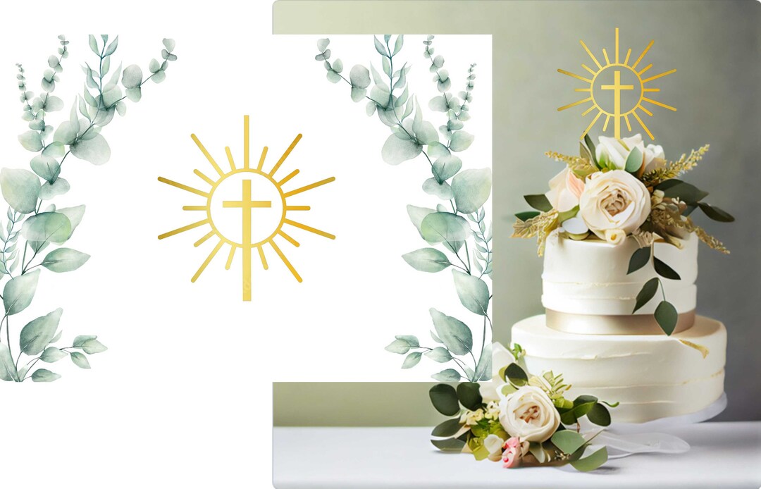 Cross SVG, Cross Cutting File for Baptism, Christening Svg File ...